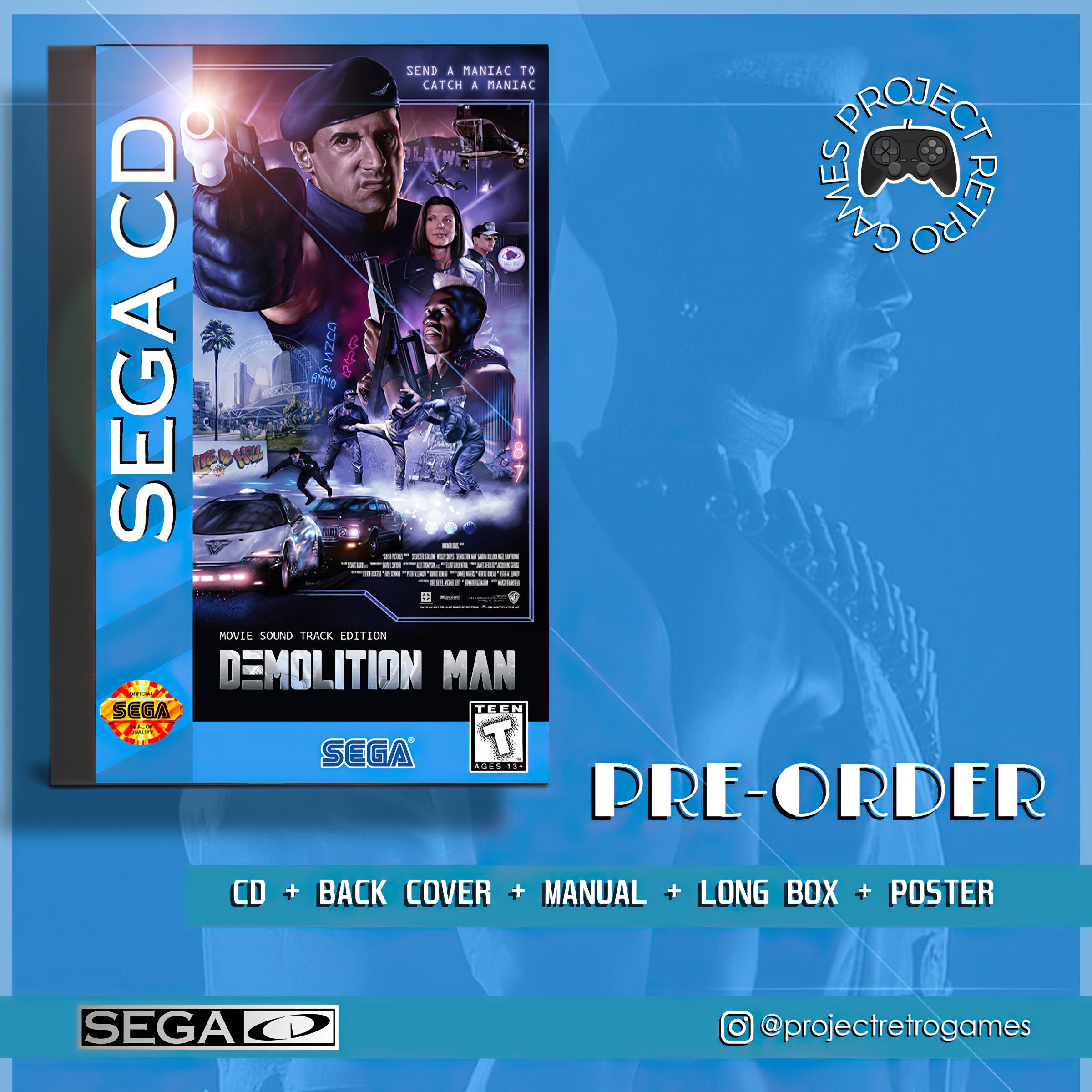Demolition man sound track edition | Project retro games