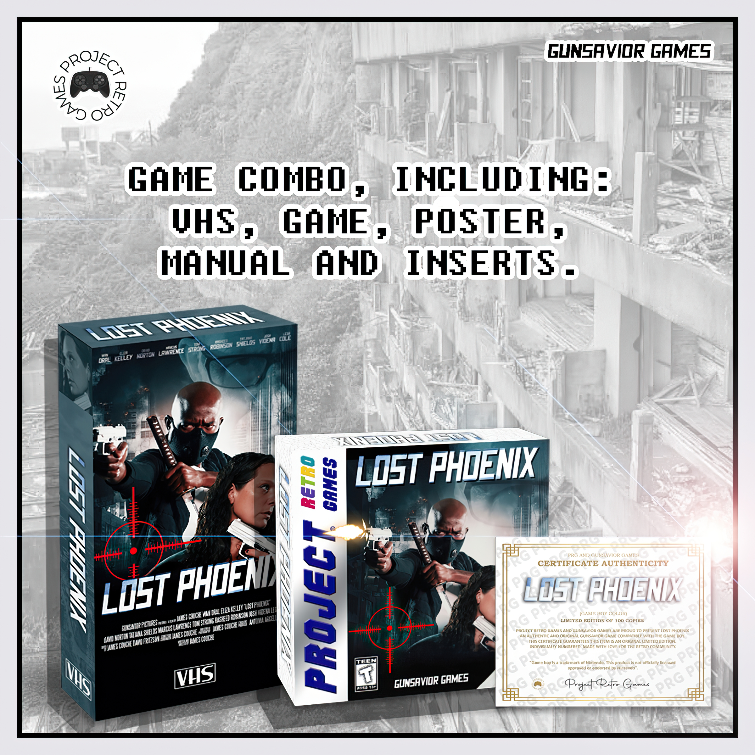LOST PHOENIX VHS COMBO | Project retro games