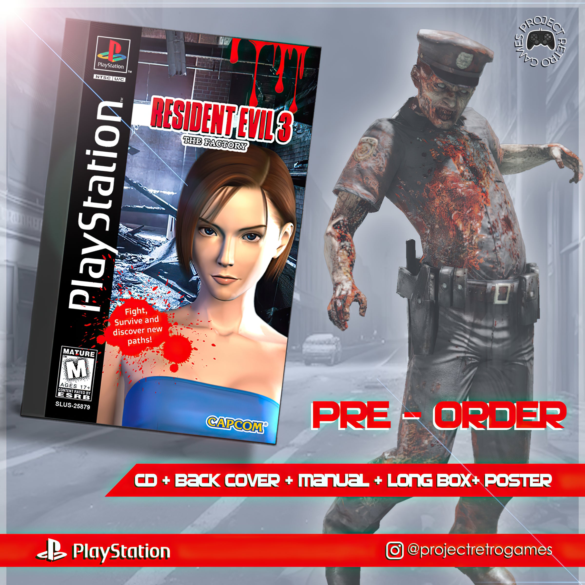 Resident Evil 3 the factory mod | Project retro games