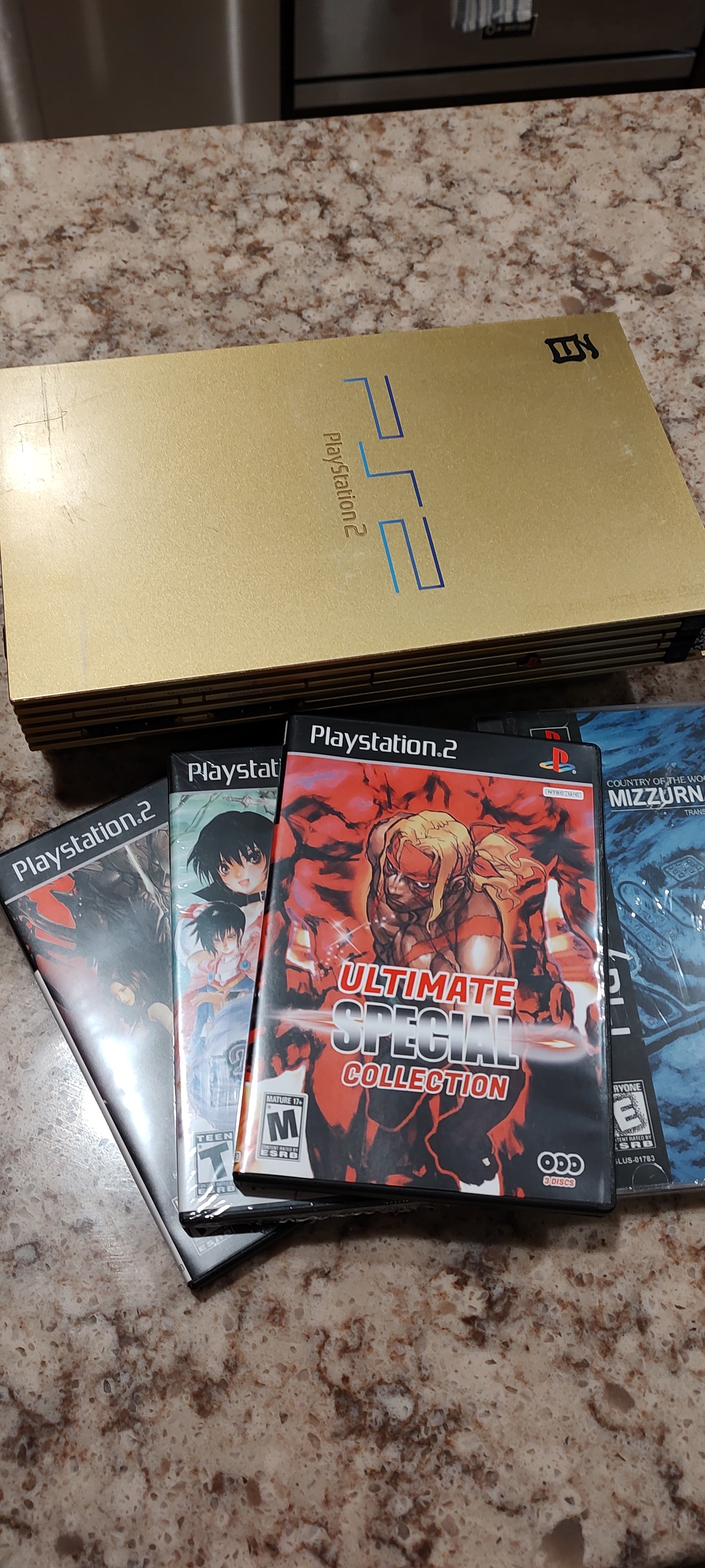 Japonese Gold Gundam Mobile Suit Z PS2 modded | Project retro games