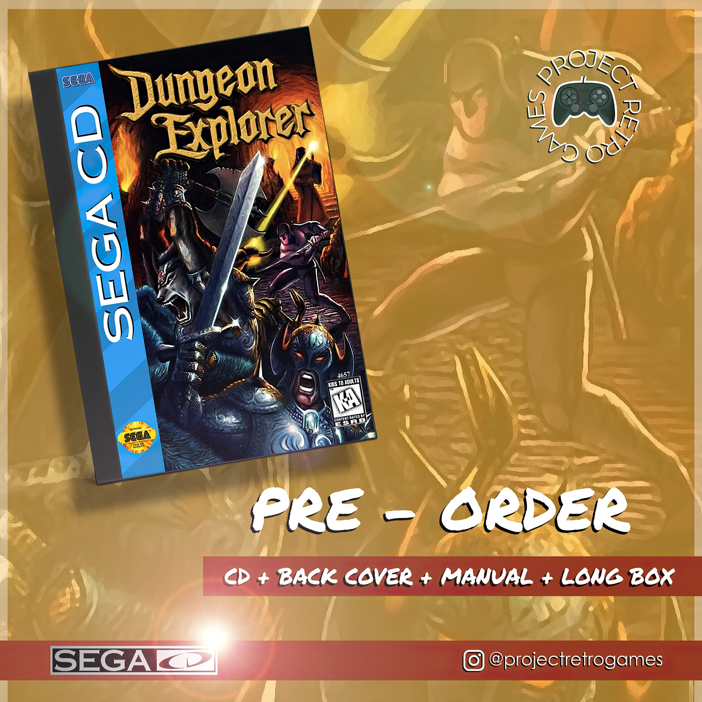 DUNGEON EXPLORER SEGA CD | Project retro games